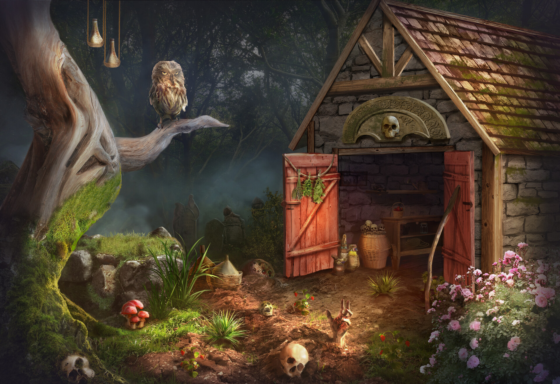 ArtStation - Witch garden
