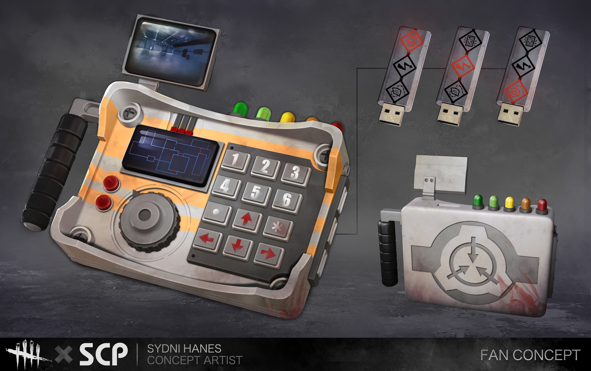 ArtStation - FAN CONCEPT/ SCP X DBD/ THESIS EMF MONITOR