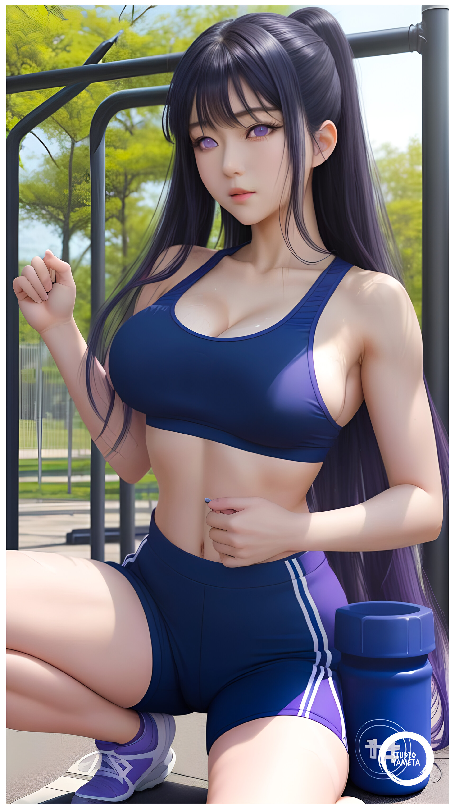 ArtStation - Training with Hinata