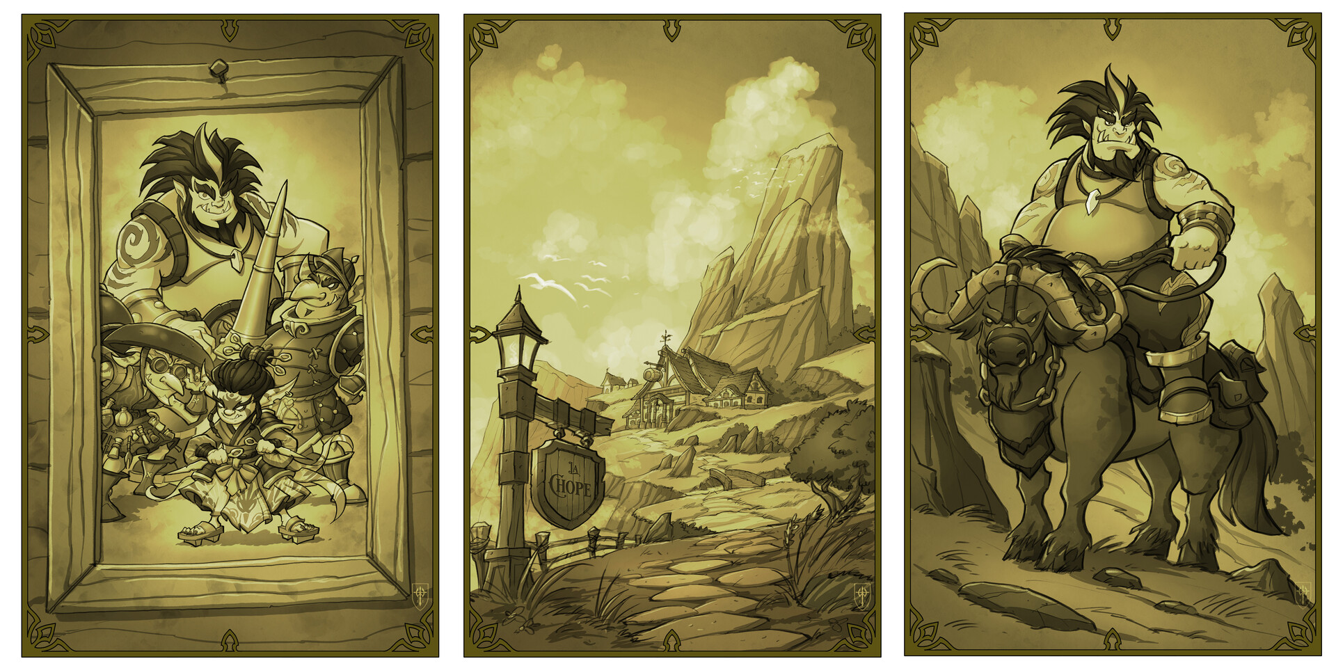 Thomas Wilson - Grog and the Goblin Plains - Book Illustrations