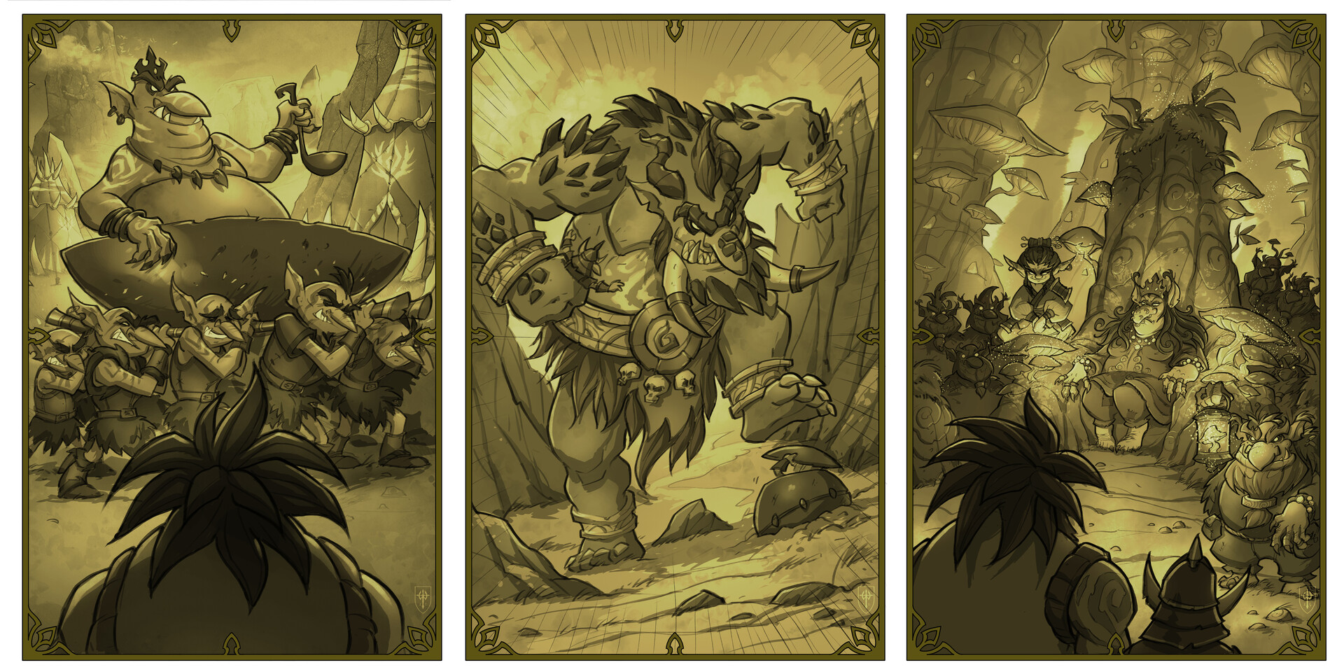 Thomas Wilson - Grog and the Goblin Plains - Book Illustrations