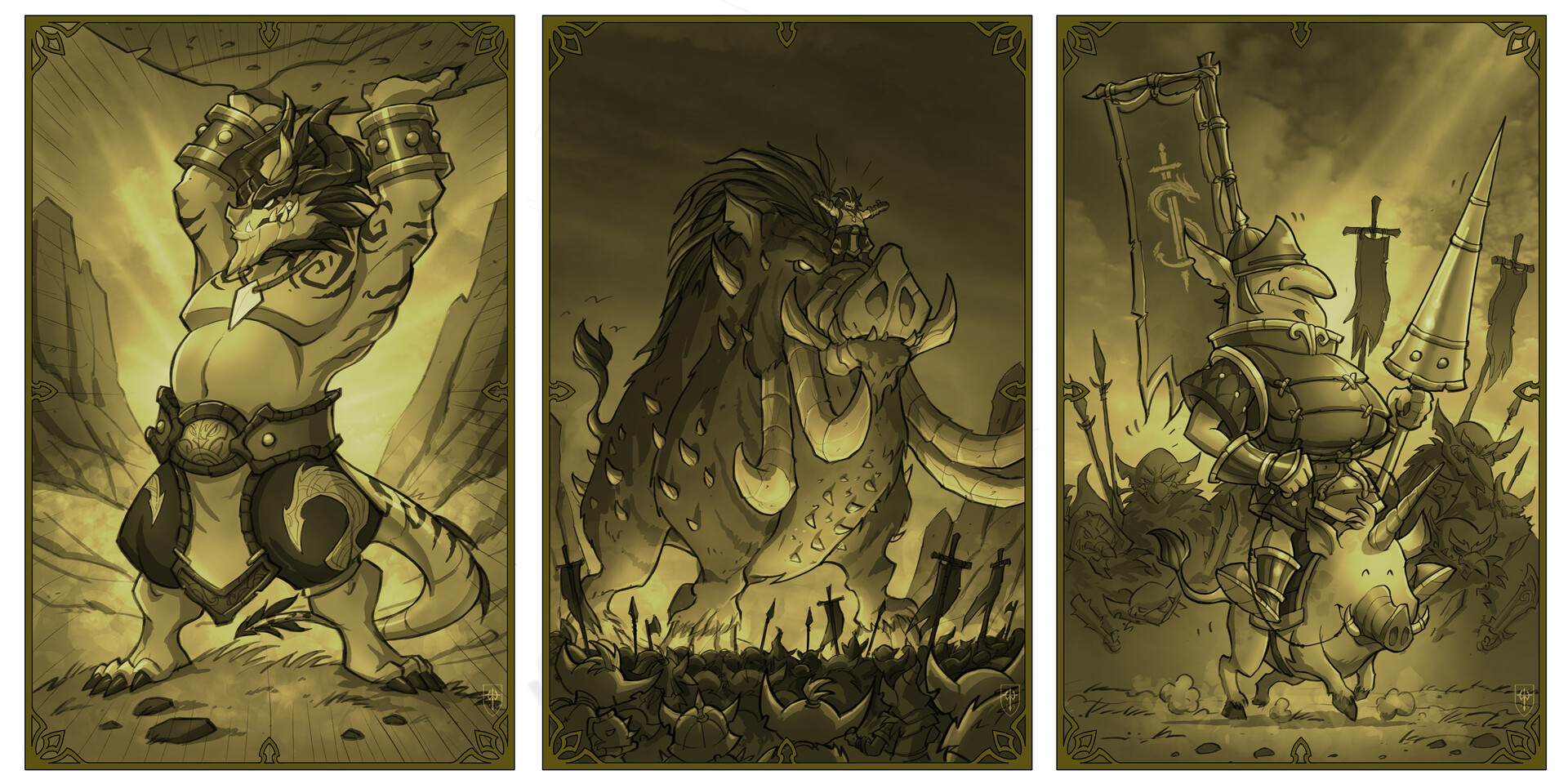 Thomas Wilson - Grog and the Goblin Plains - Book Illustrations