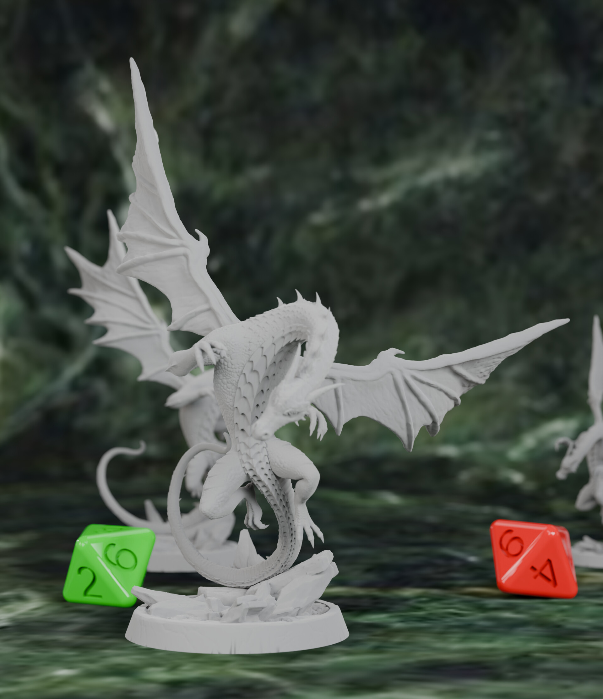 ArtStation - Dragon Miniature 3D for Print