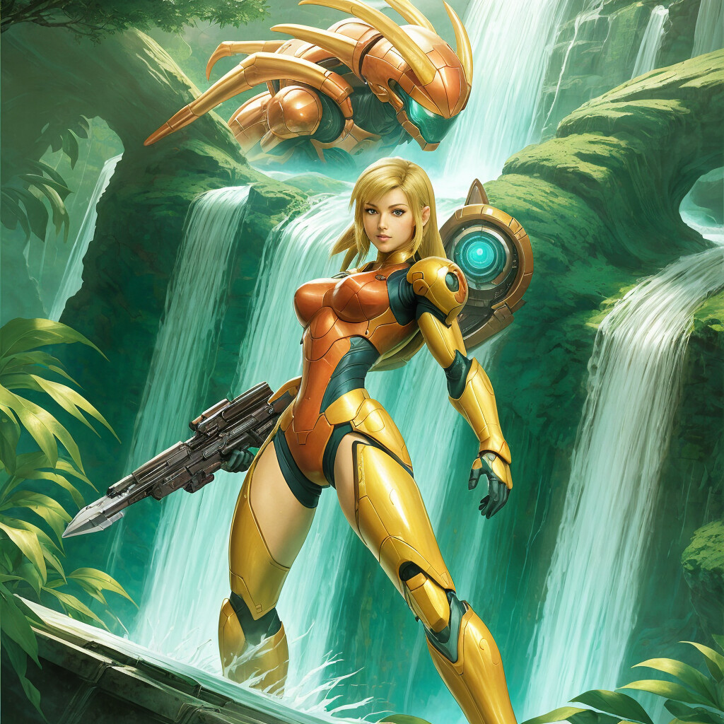 ArtStation - Metroid for Adults featuring Zero Suit