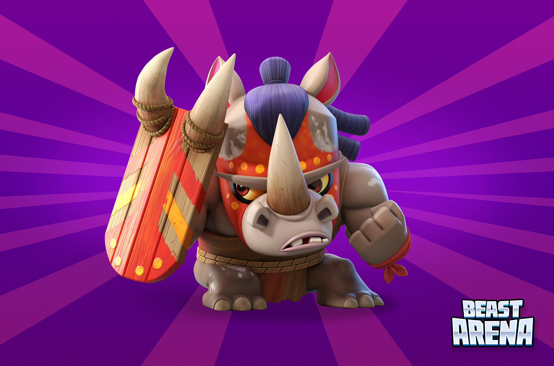 ArtStation - Rhino warrior