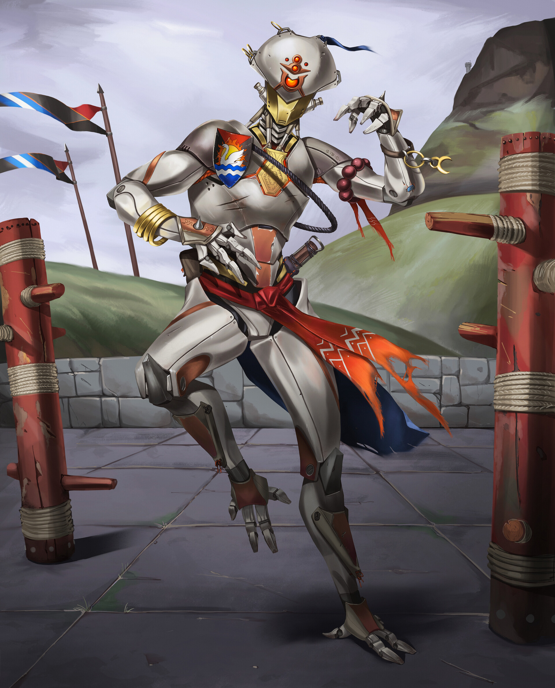 ArtStation - Automaton Monk, Pathfinder Character