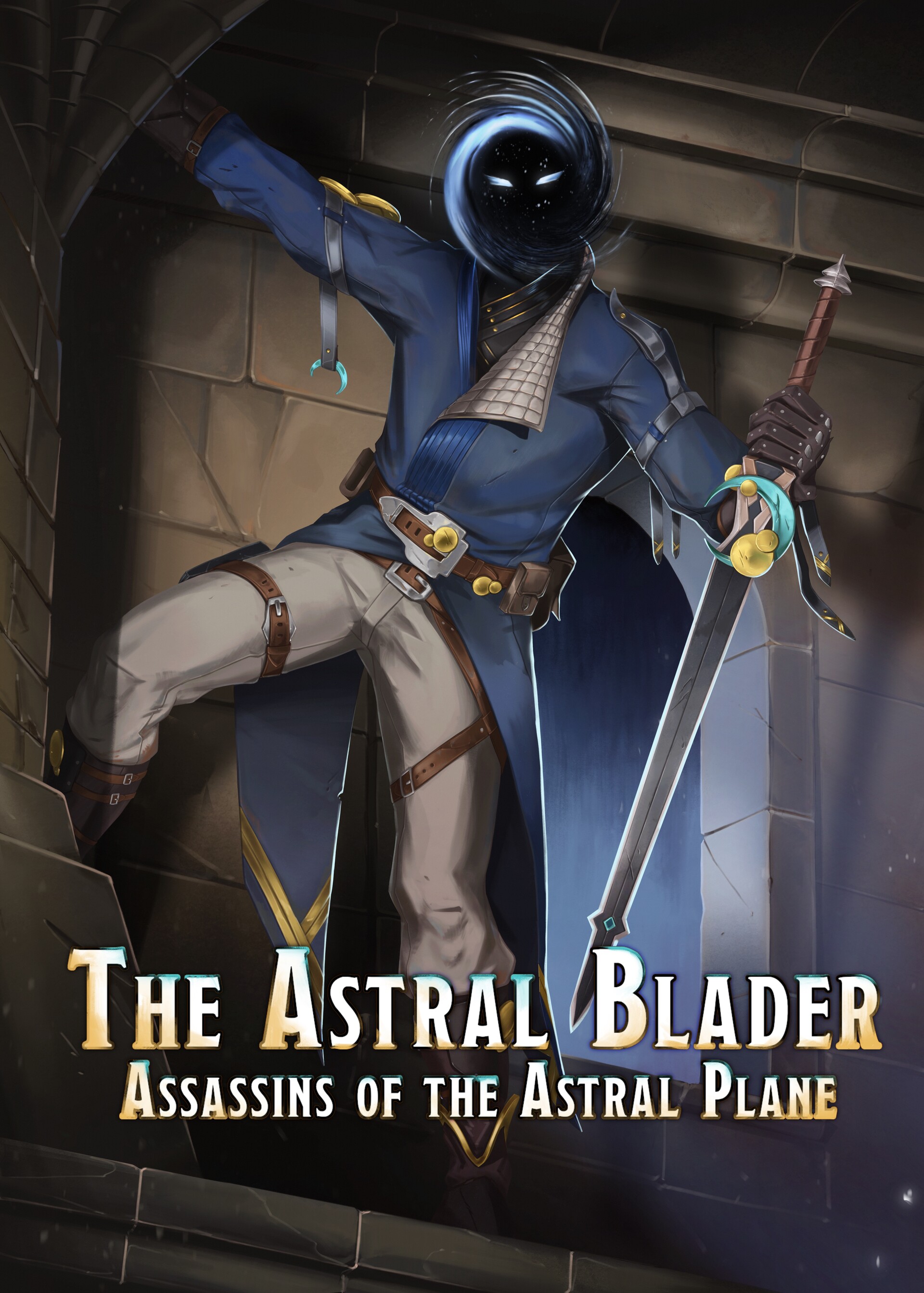 Egor Zhbannikov - The Astral Blader, Cover for DnD Third Party book