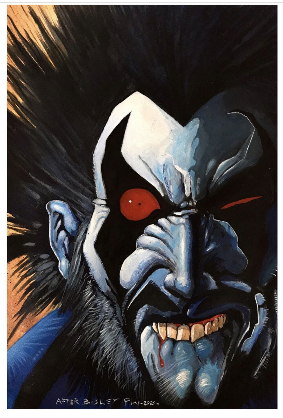 ArtStation - LOBO after great Simon Bisley