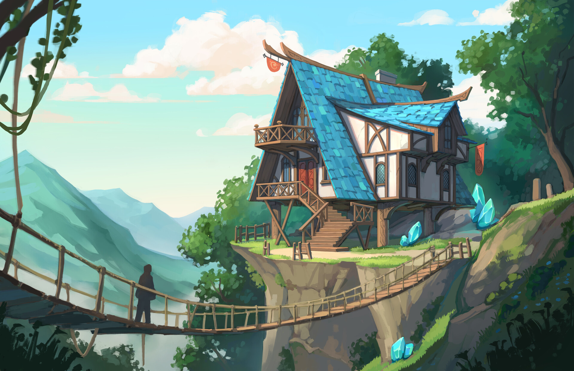 ArtStation - Fantasy house