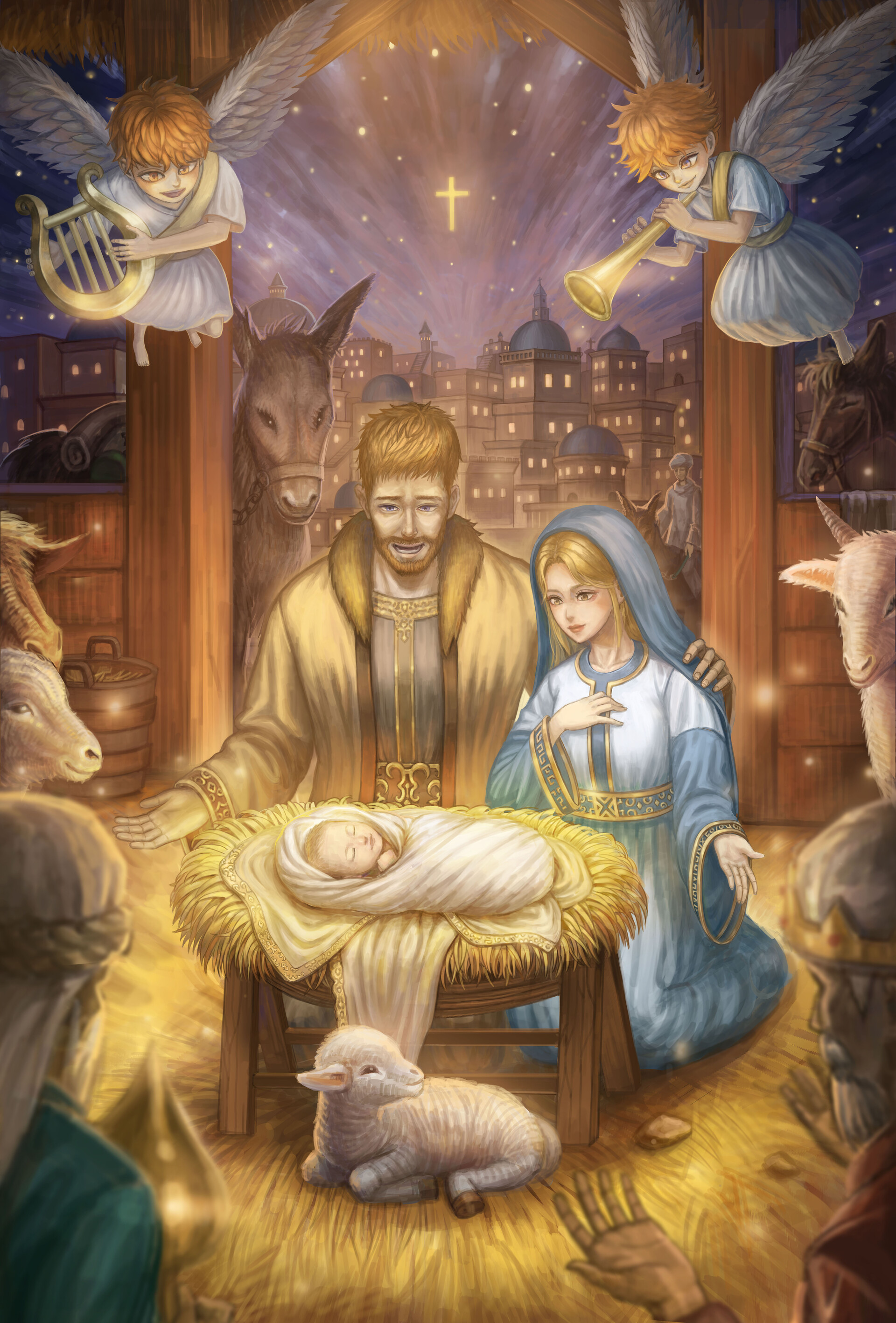 ArtStation - The birth of Jesus