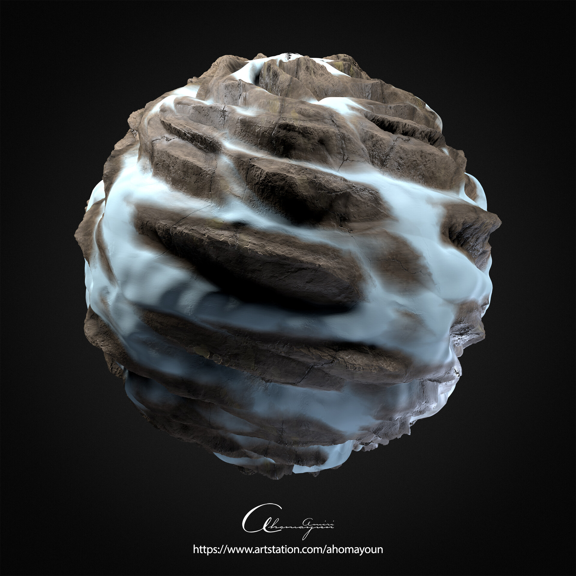 ArtStation - Substance Designer Tutorial | Snowy Rock