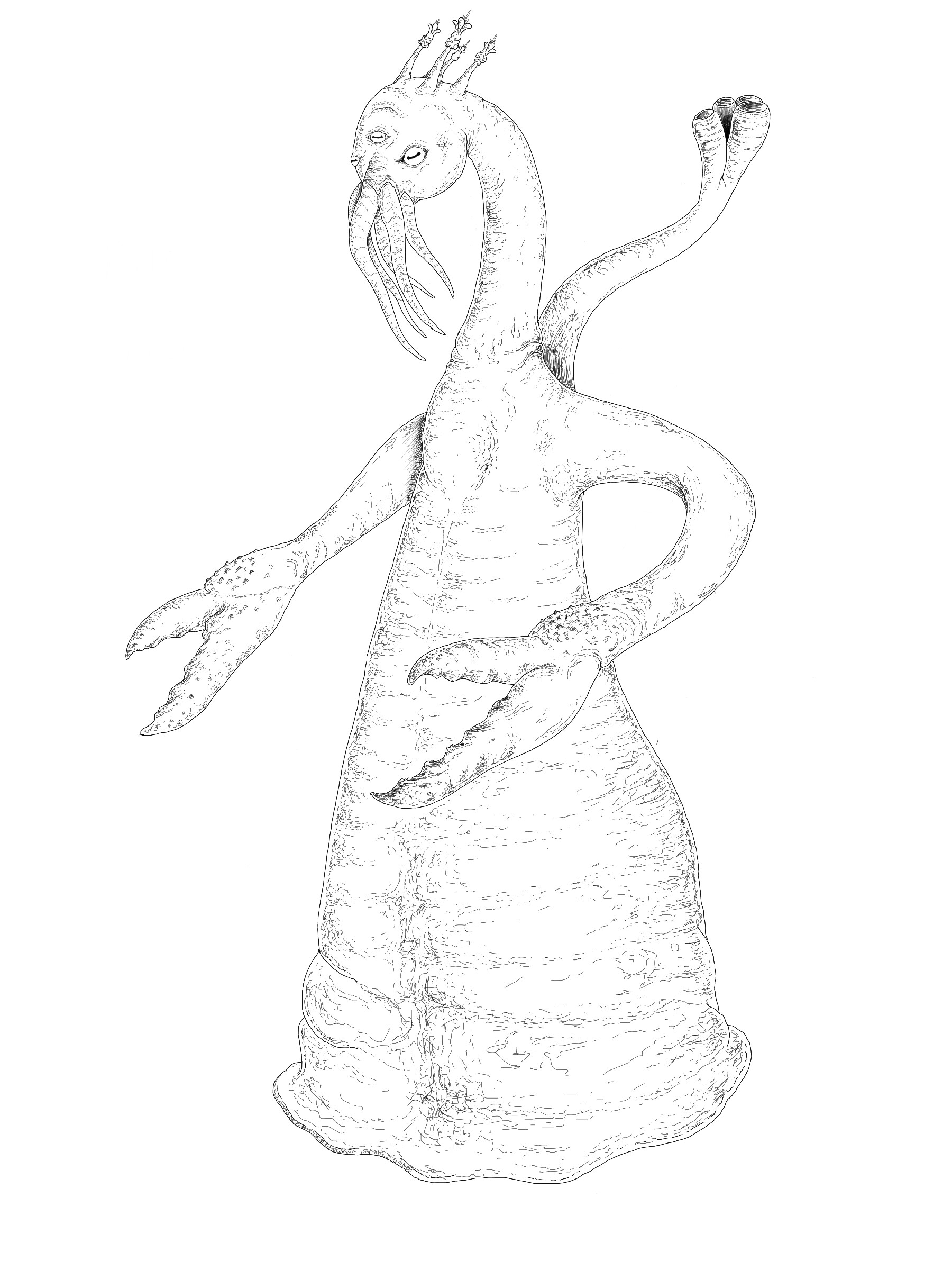 ArtStation - Great Race Of Yith Drawing