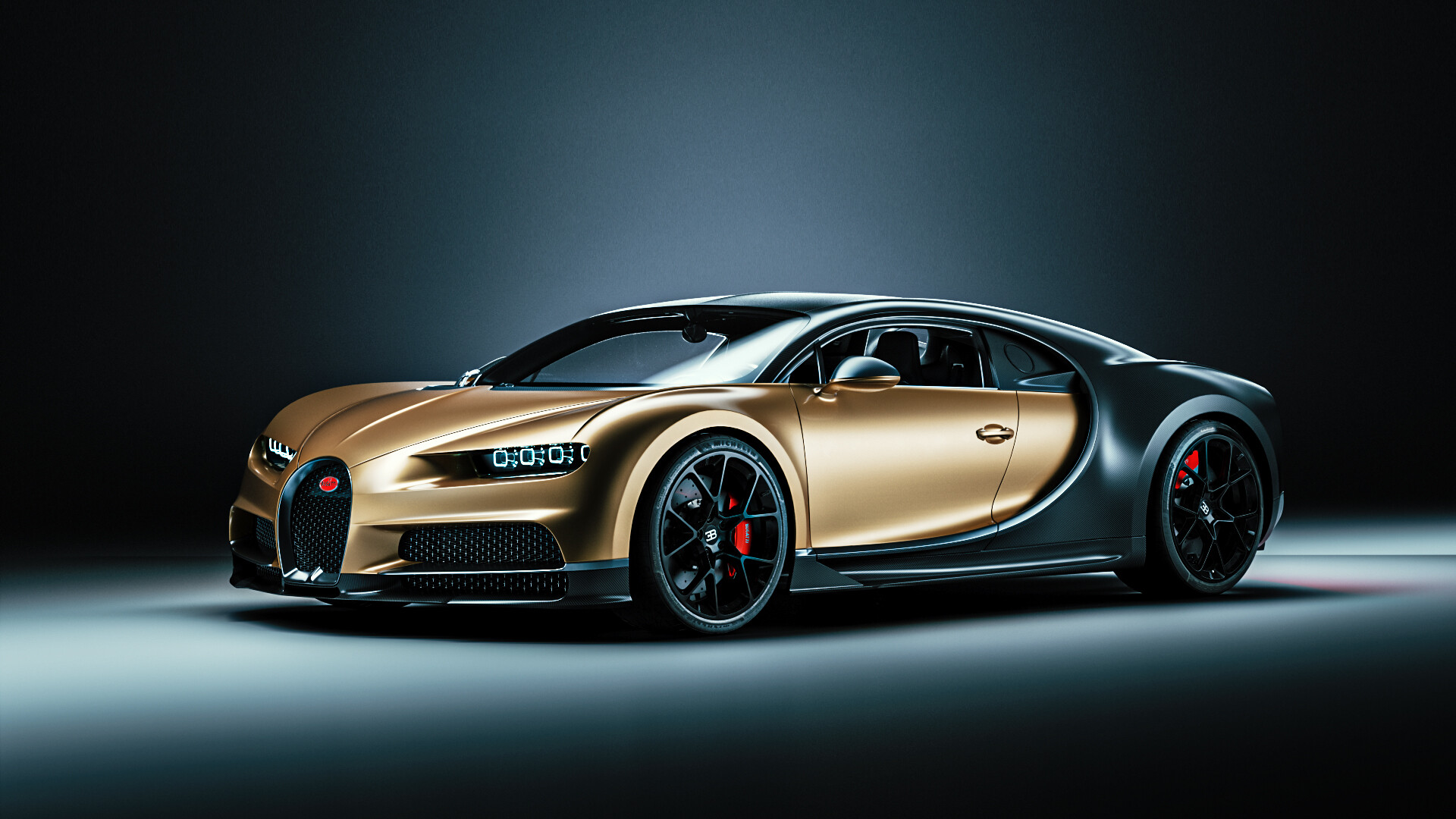 ArtStation - Bugatti Chiron - Studio Renders