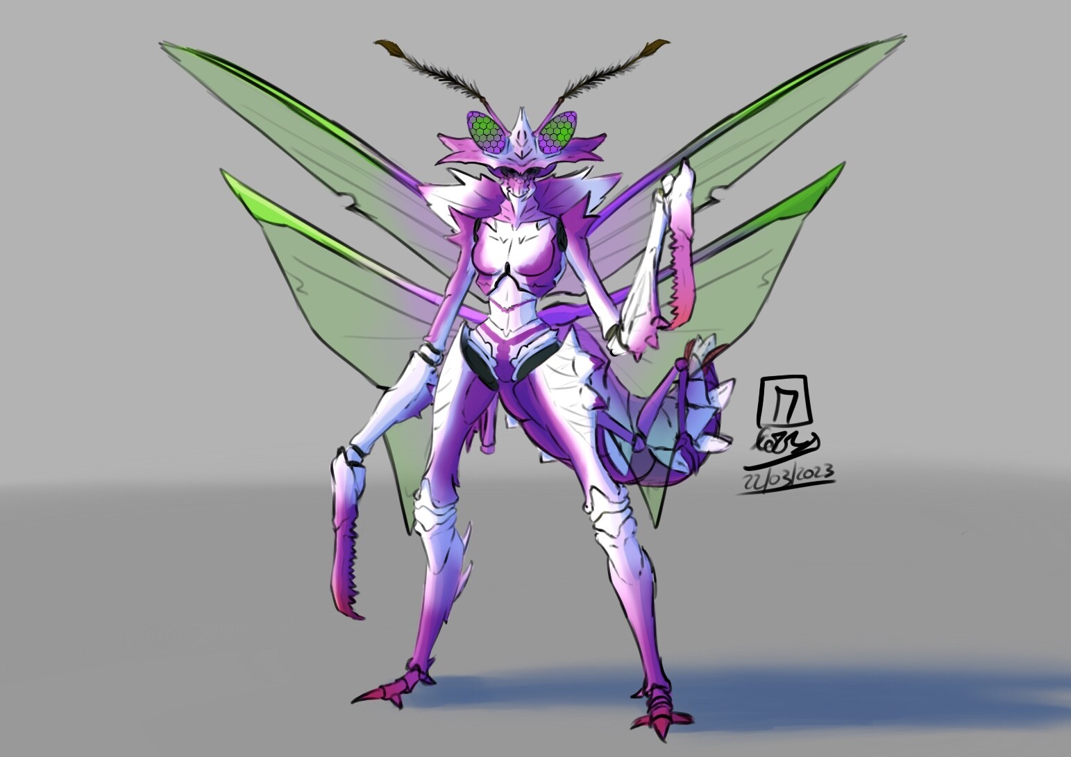 ArtStation - Mutant mantis