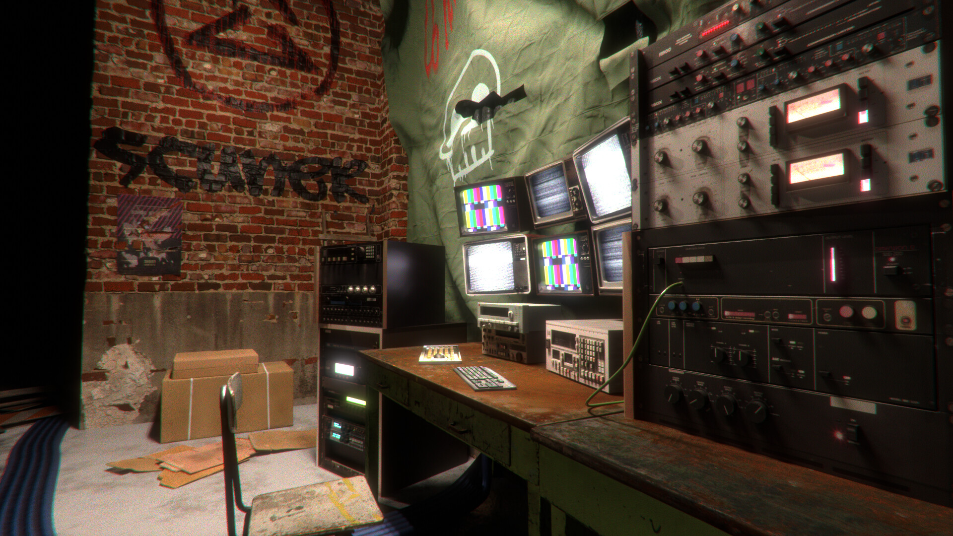 Scuner - "Time flex" game main menu