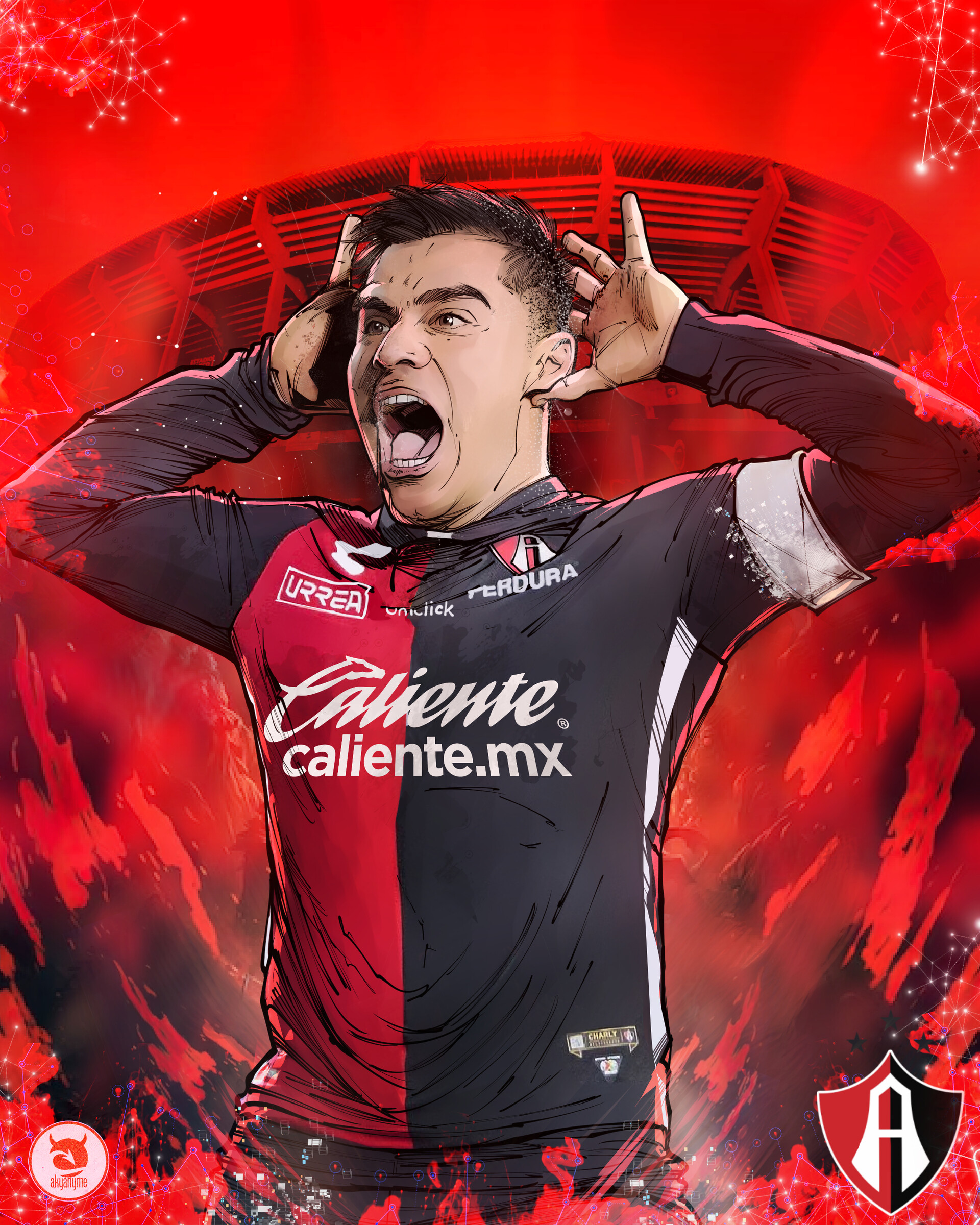 ArtStation - Aldo Rocha Celebracion de GOL con Atlas