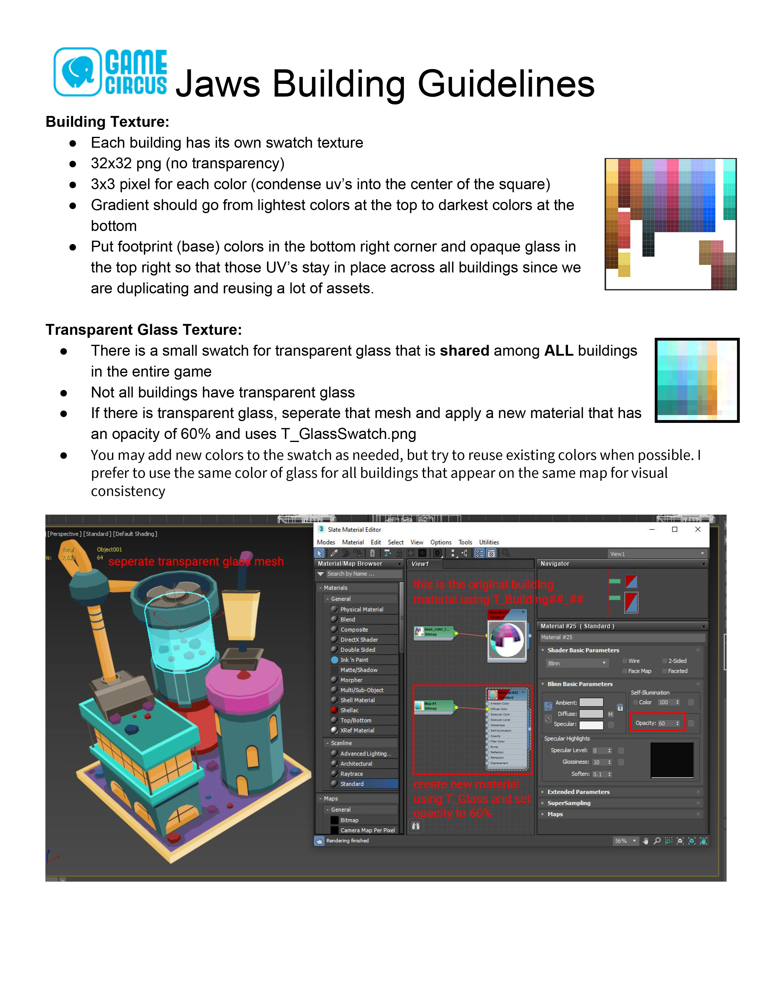 Sara Sharp Portfolio - Documentation: Shark Tank Tycoon Modeling Guidelines for Outsource