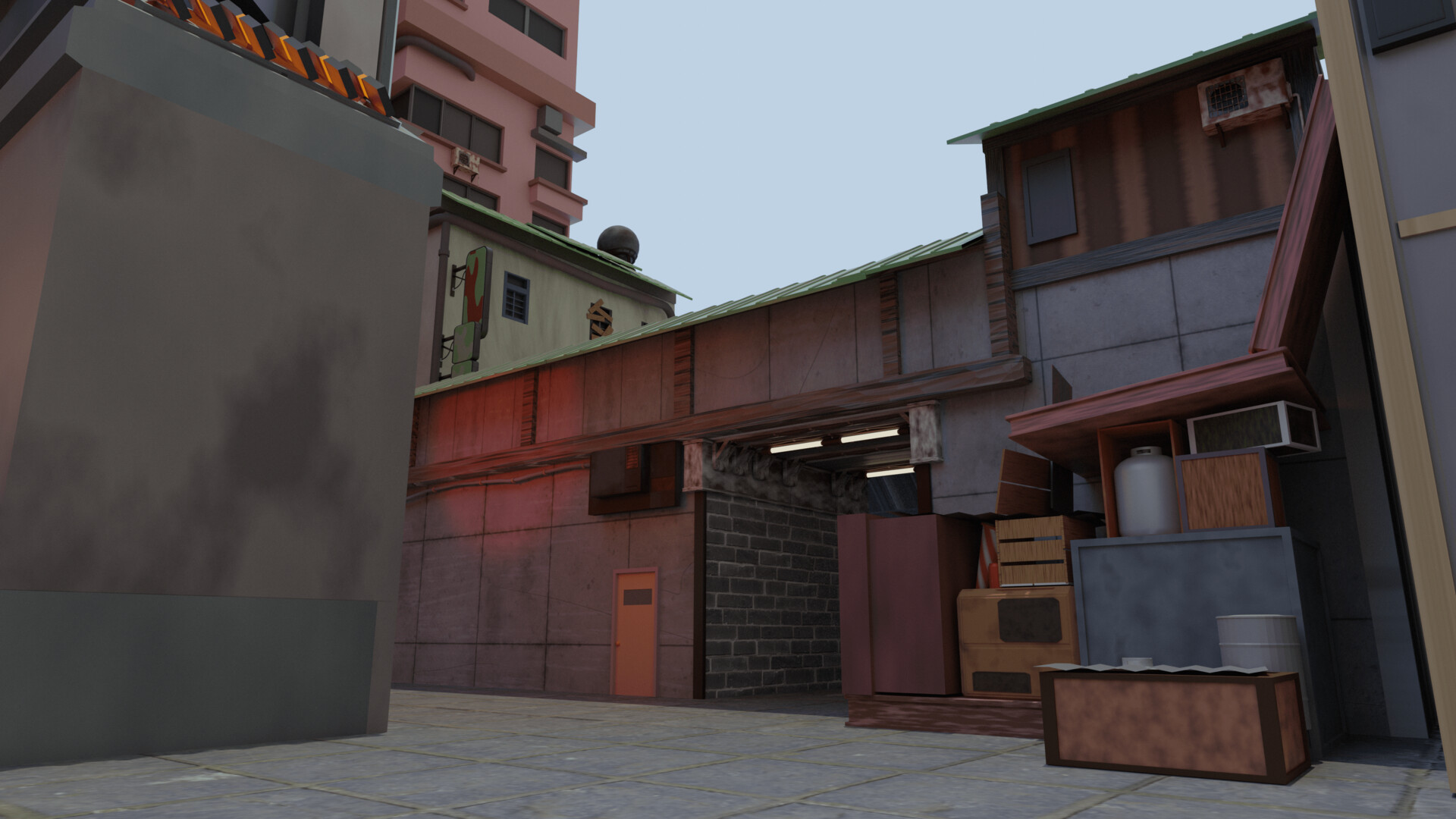 ArtStation - Valorant Split Map (Site B)