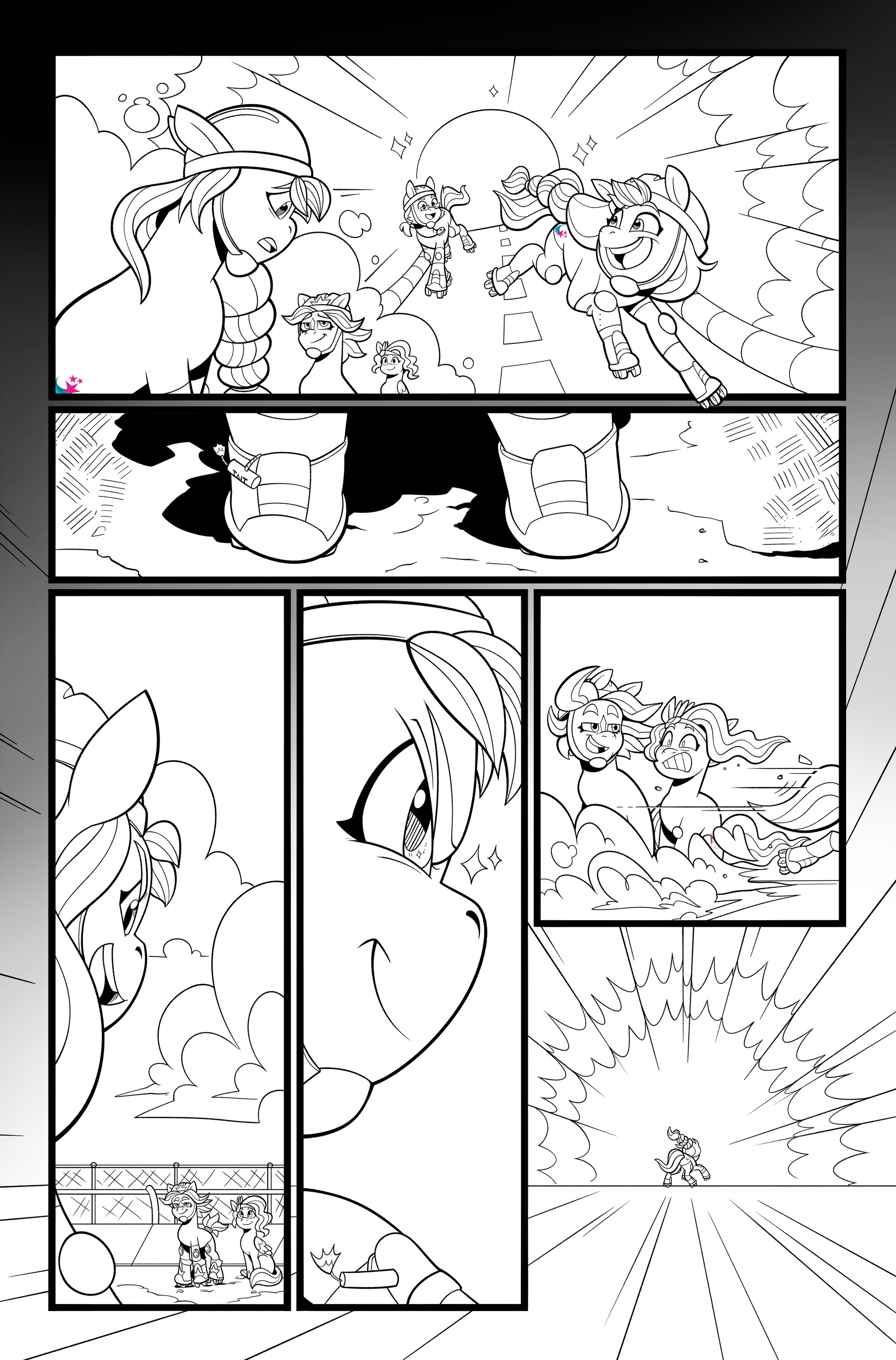 Matt Froese - MLP IDW Kenbucky Roller Derby Issue #1 Inks