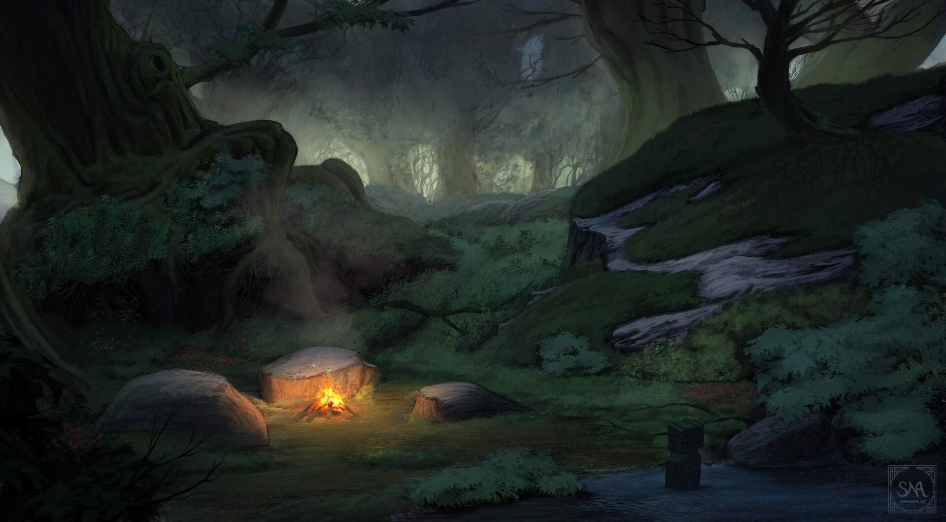 ArtStation - Calm Forest