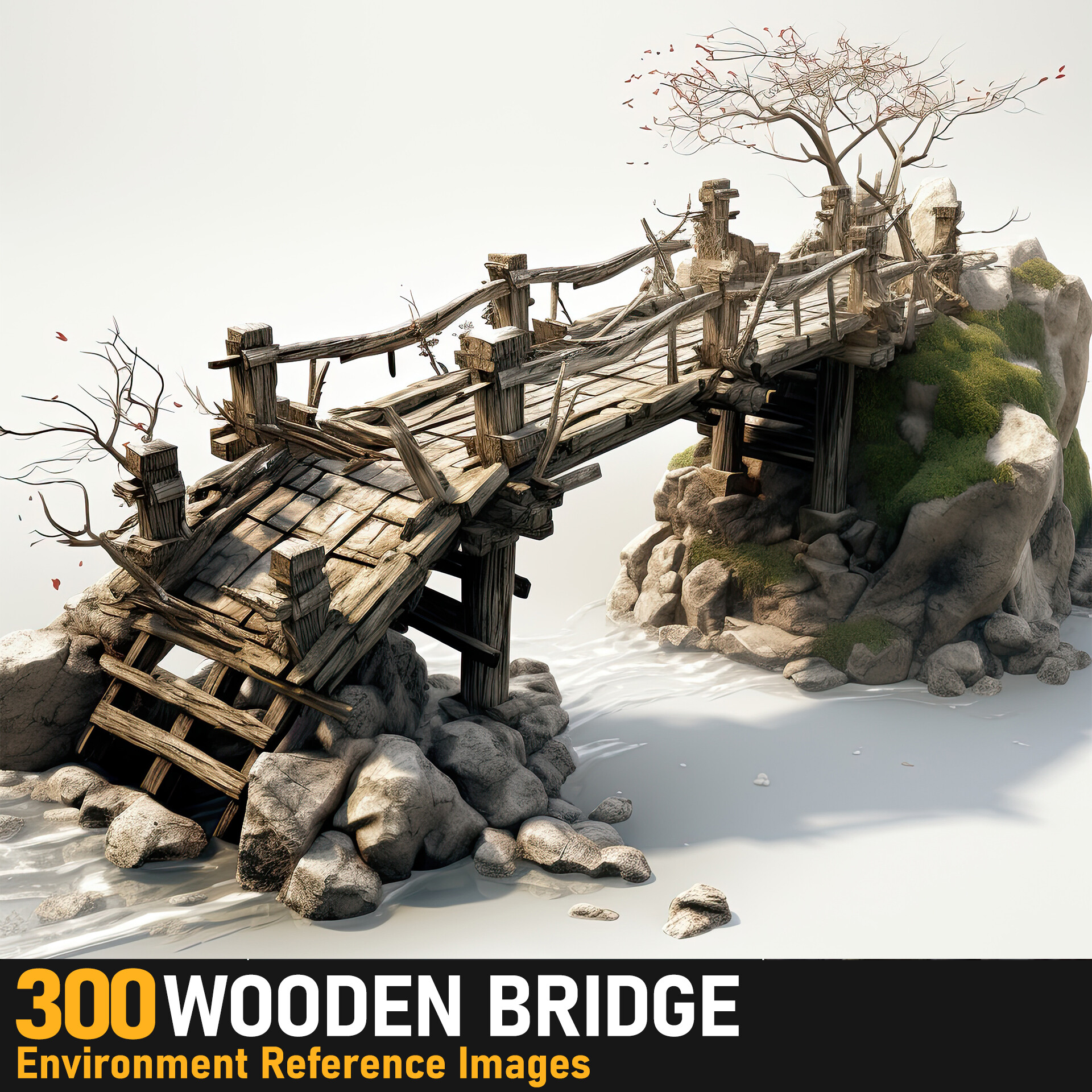 ArtStation - Wooden Bridge| 4K Reference Images
