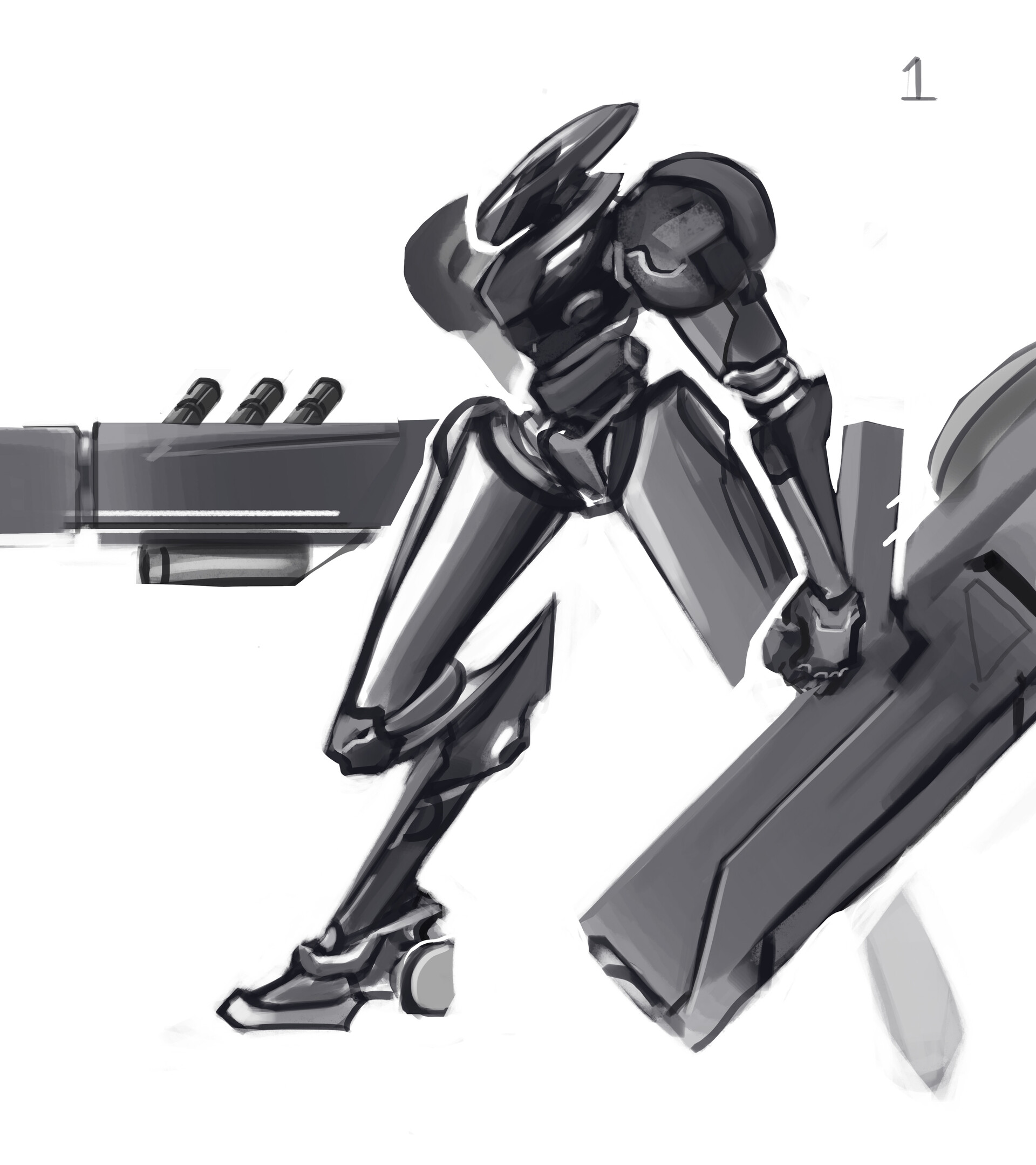 ArtStation - Mech Sketch