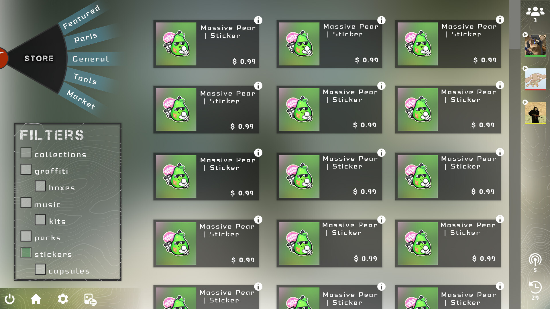 ArtStation - CS: 2 Shop UI remake