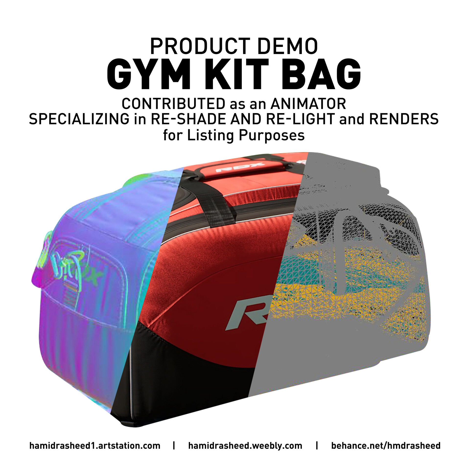 ArtStation - FITNESS KIT BAG | 3D PRODUCT | ANIMATION | UNREAL ENGINE ...