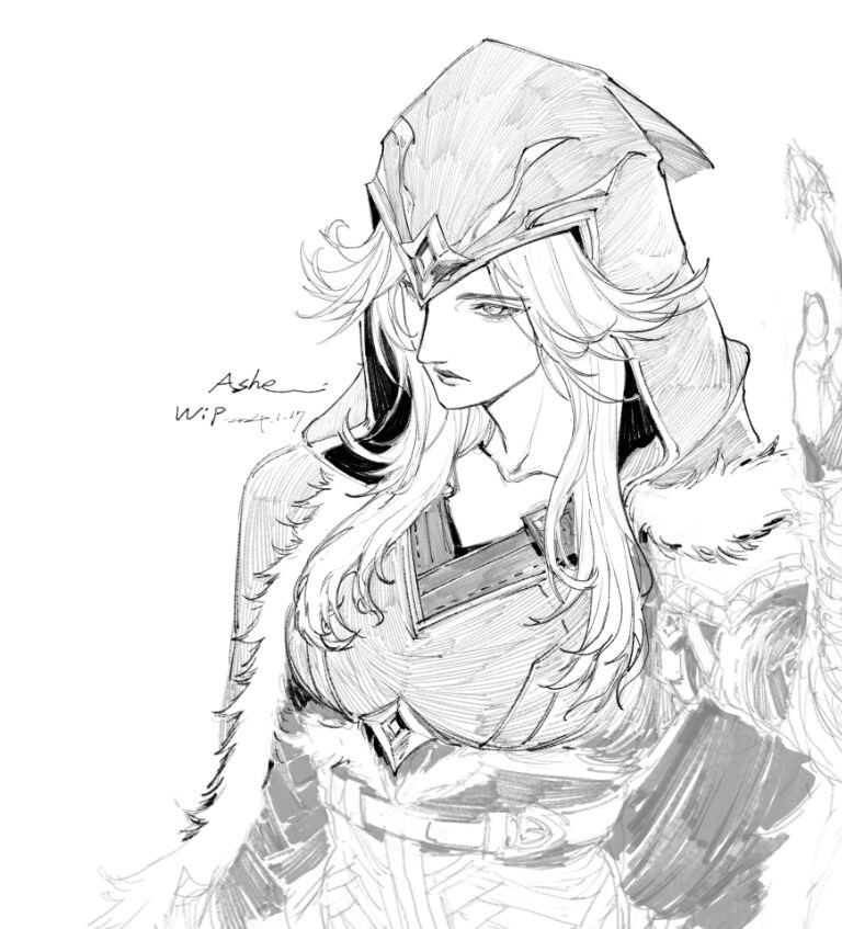 drawing ashe