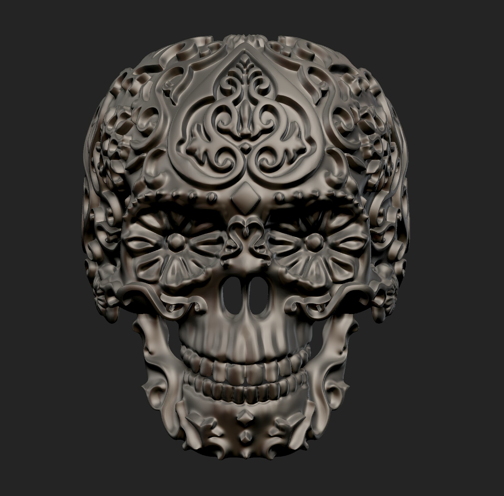 ArtStation - Skull ring