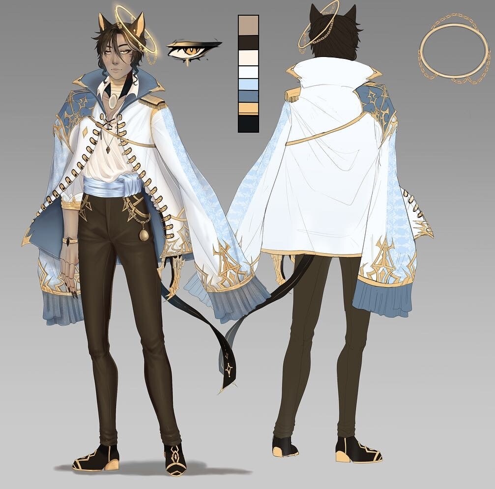 ArtStation - Fantasy Cat Boy Design