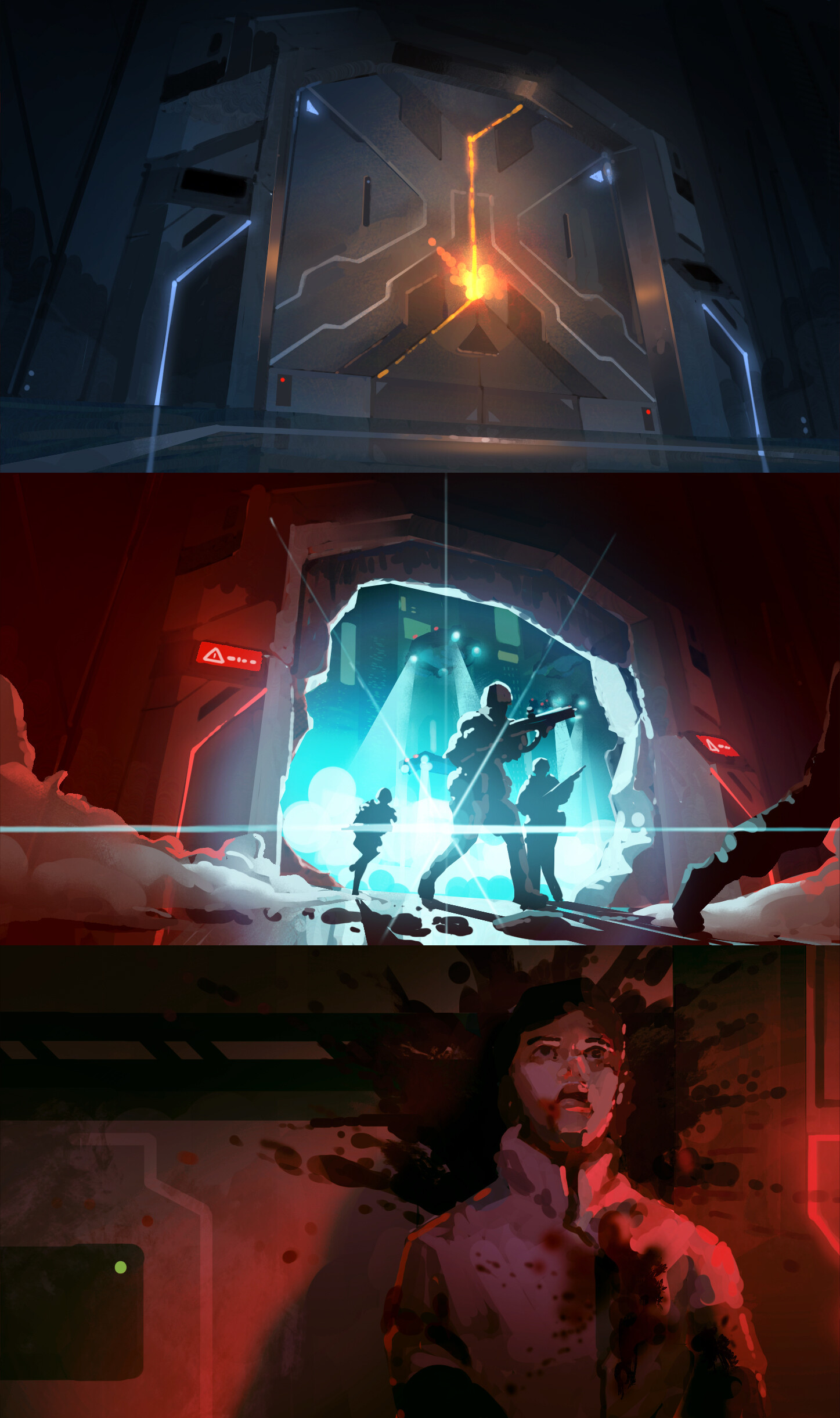 ArtStation - Raid - Color Script