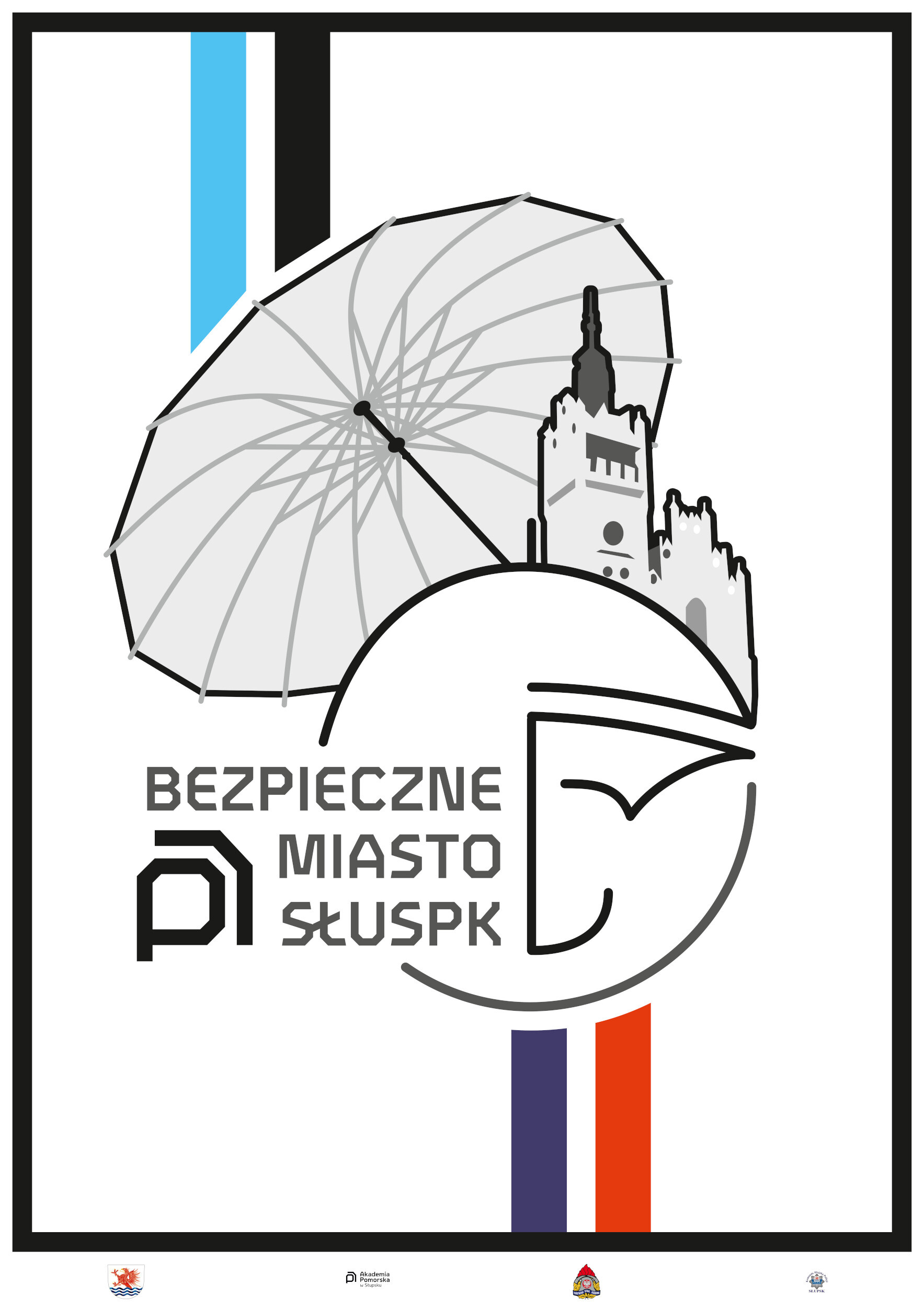 ArtStation - poster - action "safe city Słupsk"