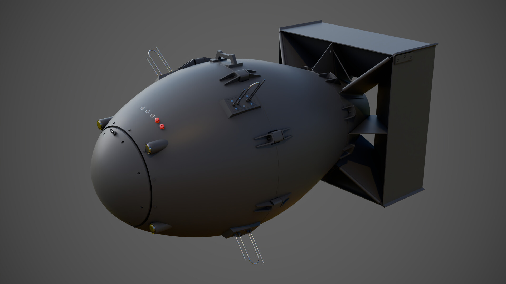 ArtStation - Fat Man Mk3 Nuke WIP