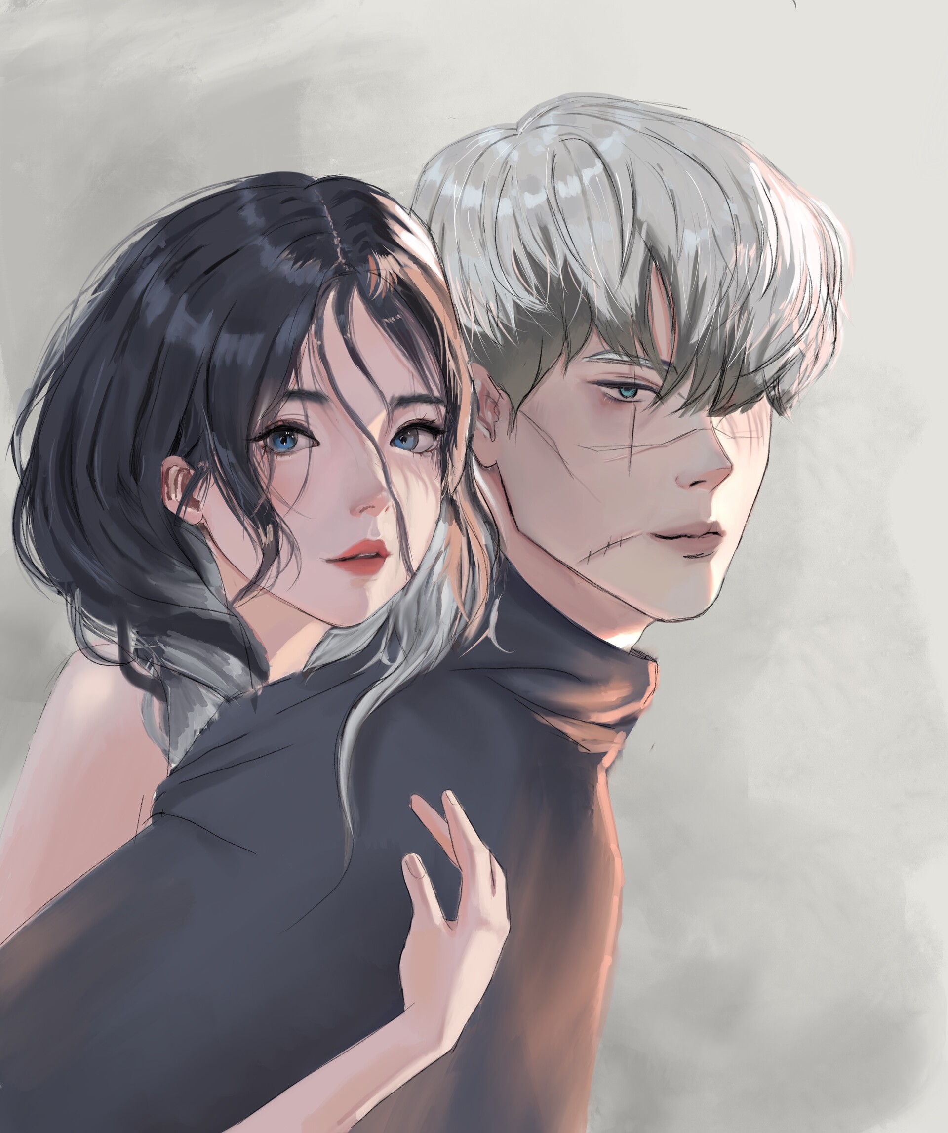 ArtStation - Anime couple
