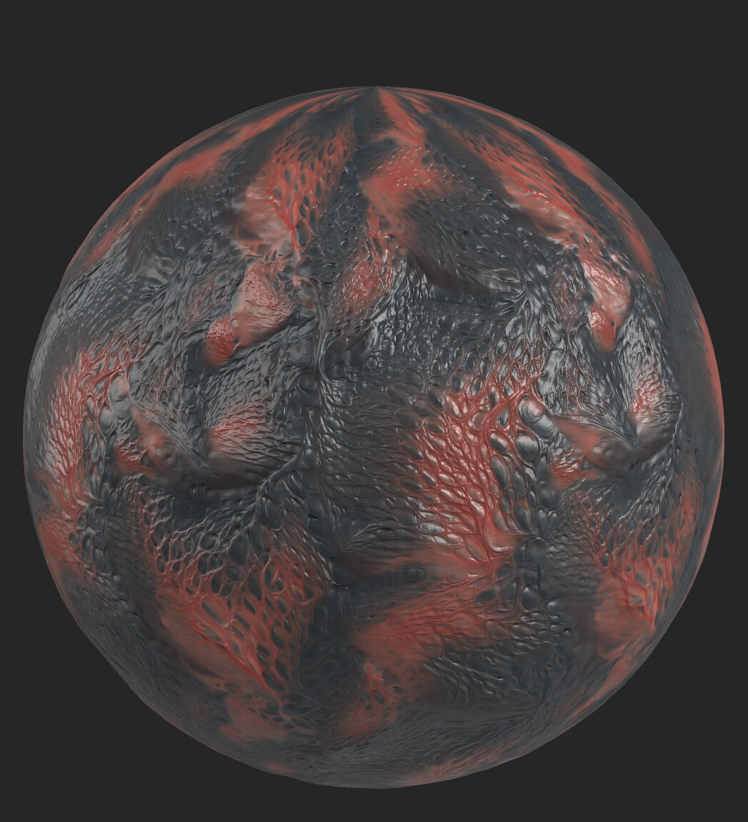 ArtStation - 100 Stylized Creature Materials - SBSAR + PBR Textures | Vol1