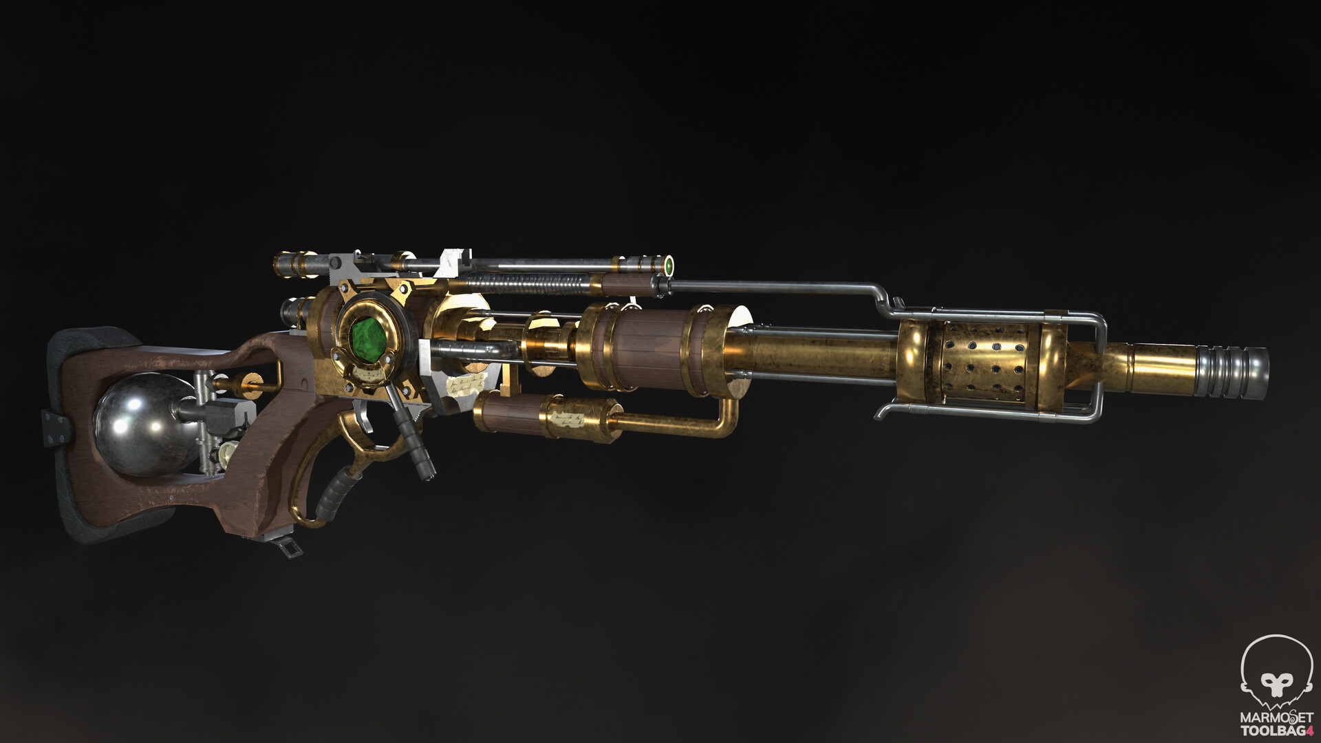 ArtStation - Steampunk Gun