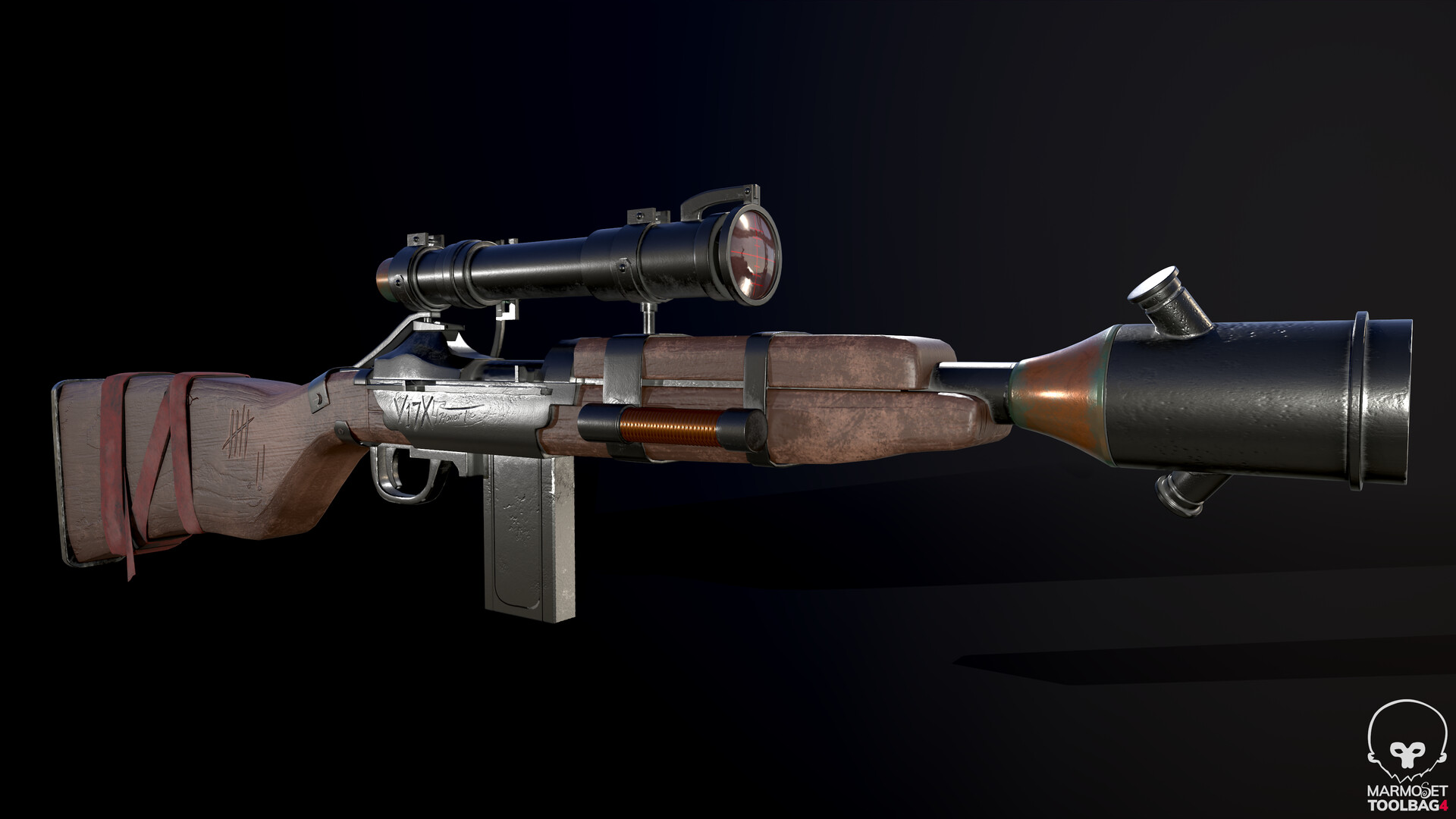 ArtStation - SteamPunk Gun