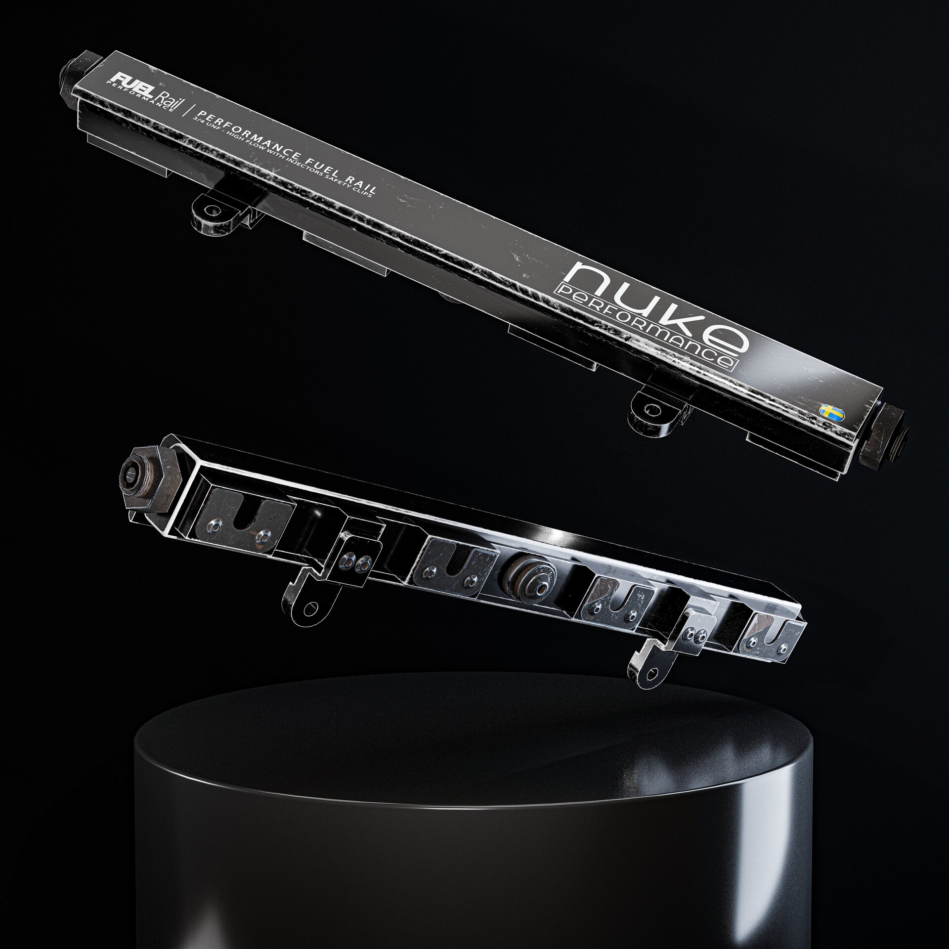 ArtStation - Nuke Performance fuel rail 4cyl engine