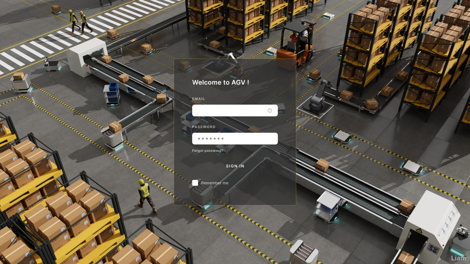 Liam Ting - Worked Projects_AGV System Login & UI