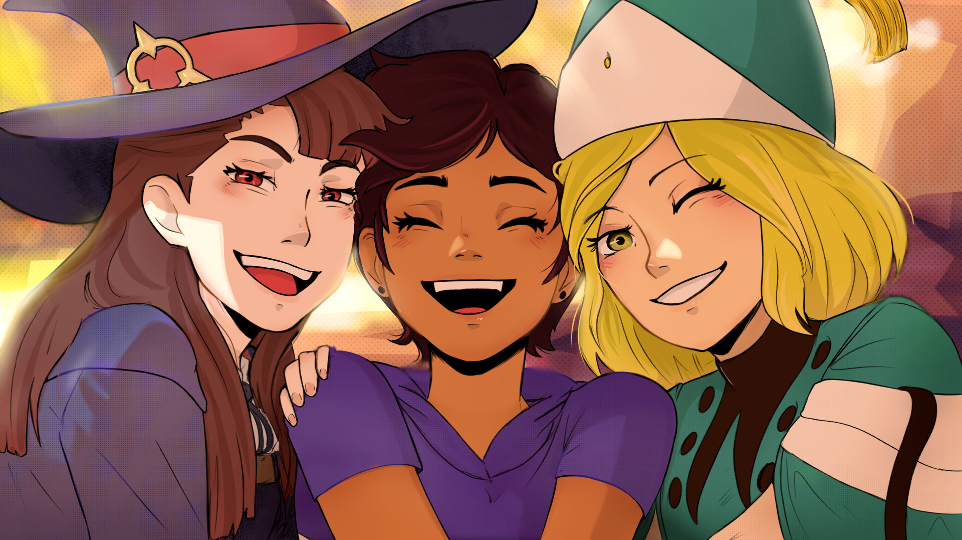 ArtStation - Fanart Crossover - Witches' Apprentices