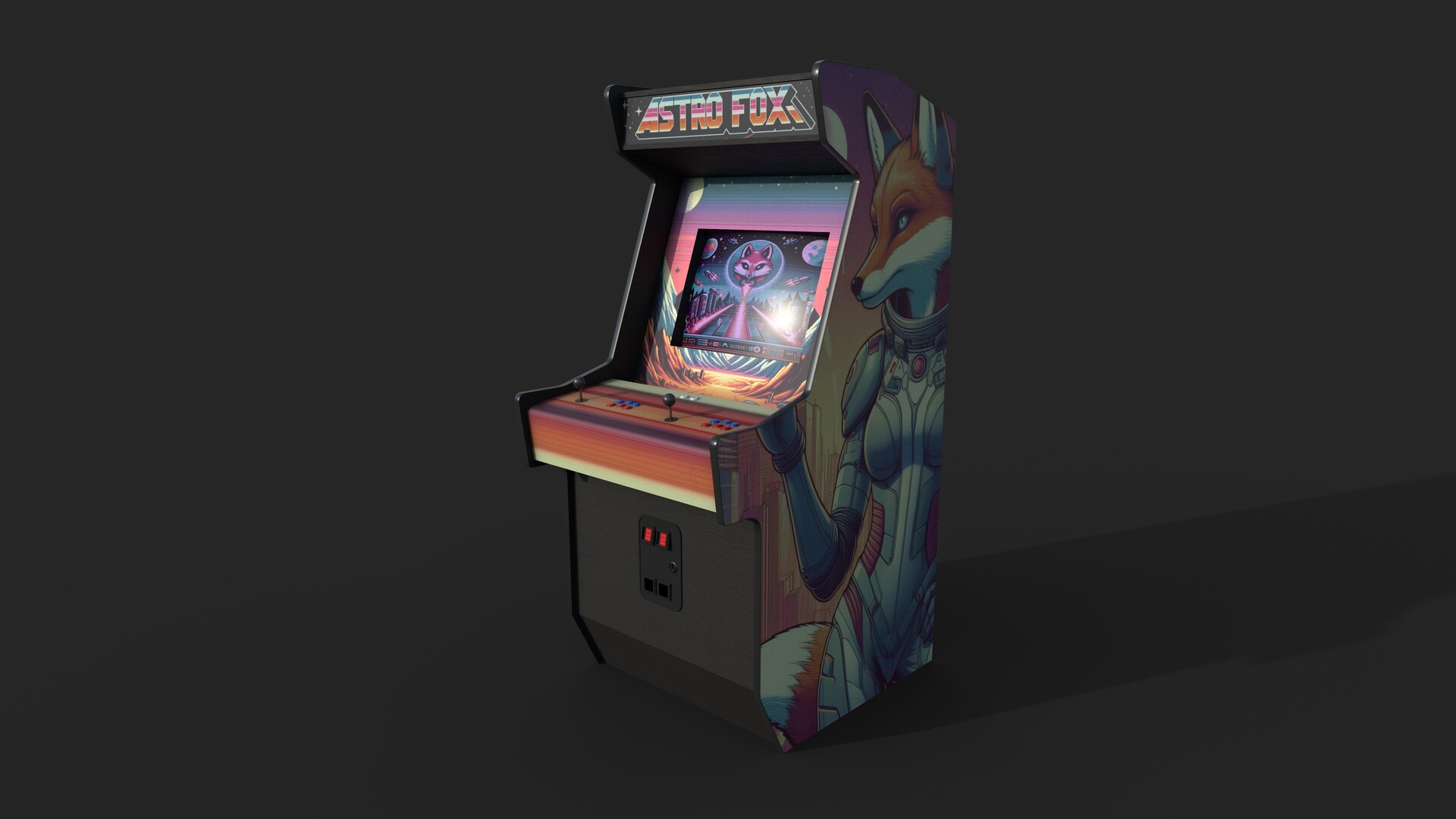 ArtStation - Astro fox arcade