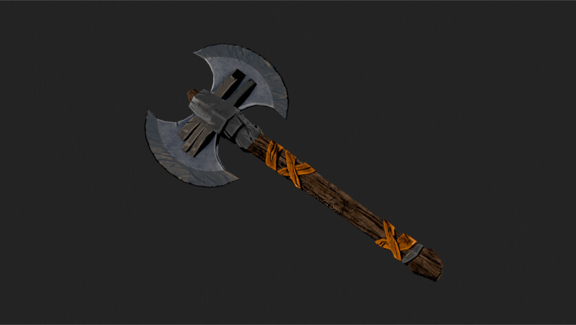 ArtStation - Stylized 3d Axe