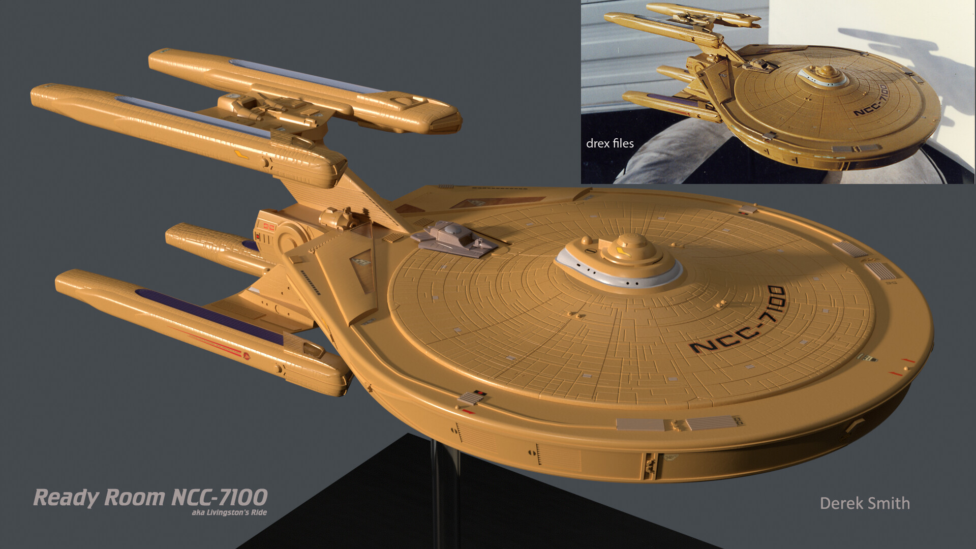 ArtStation - Ready Room NCC-7100 Stargazer - Set Dressing Star Trek The ...