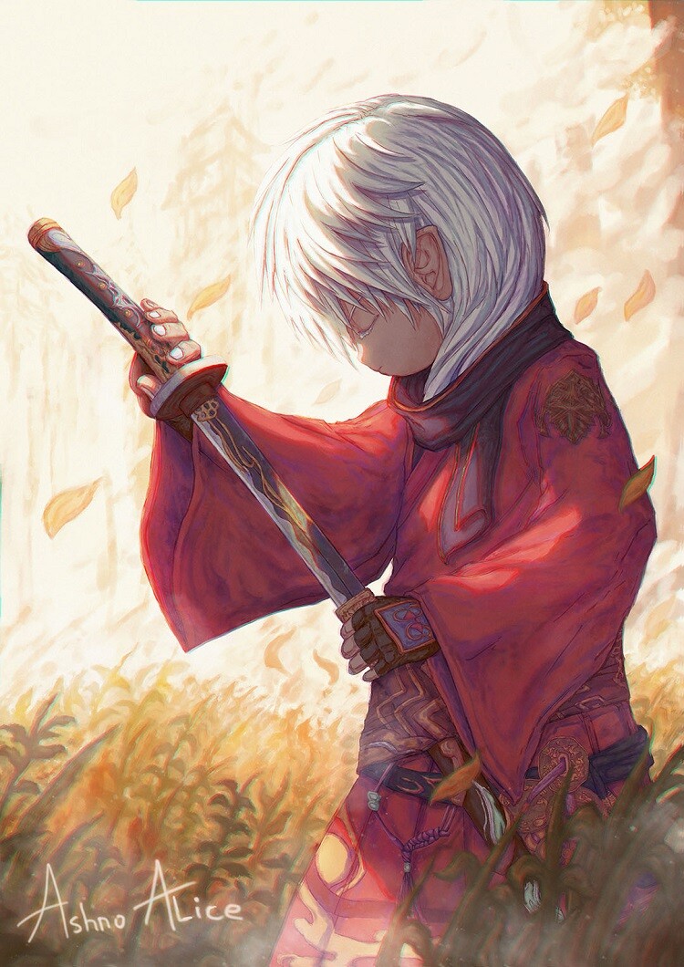 ArtStation - FFXIV Lalafell Samurai