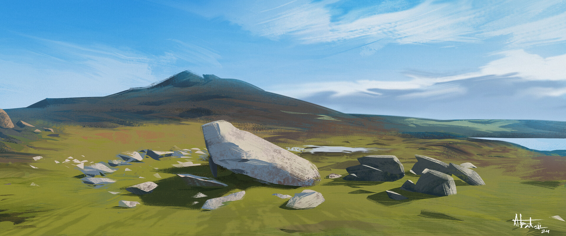 ArtStation - Brush work study