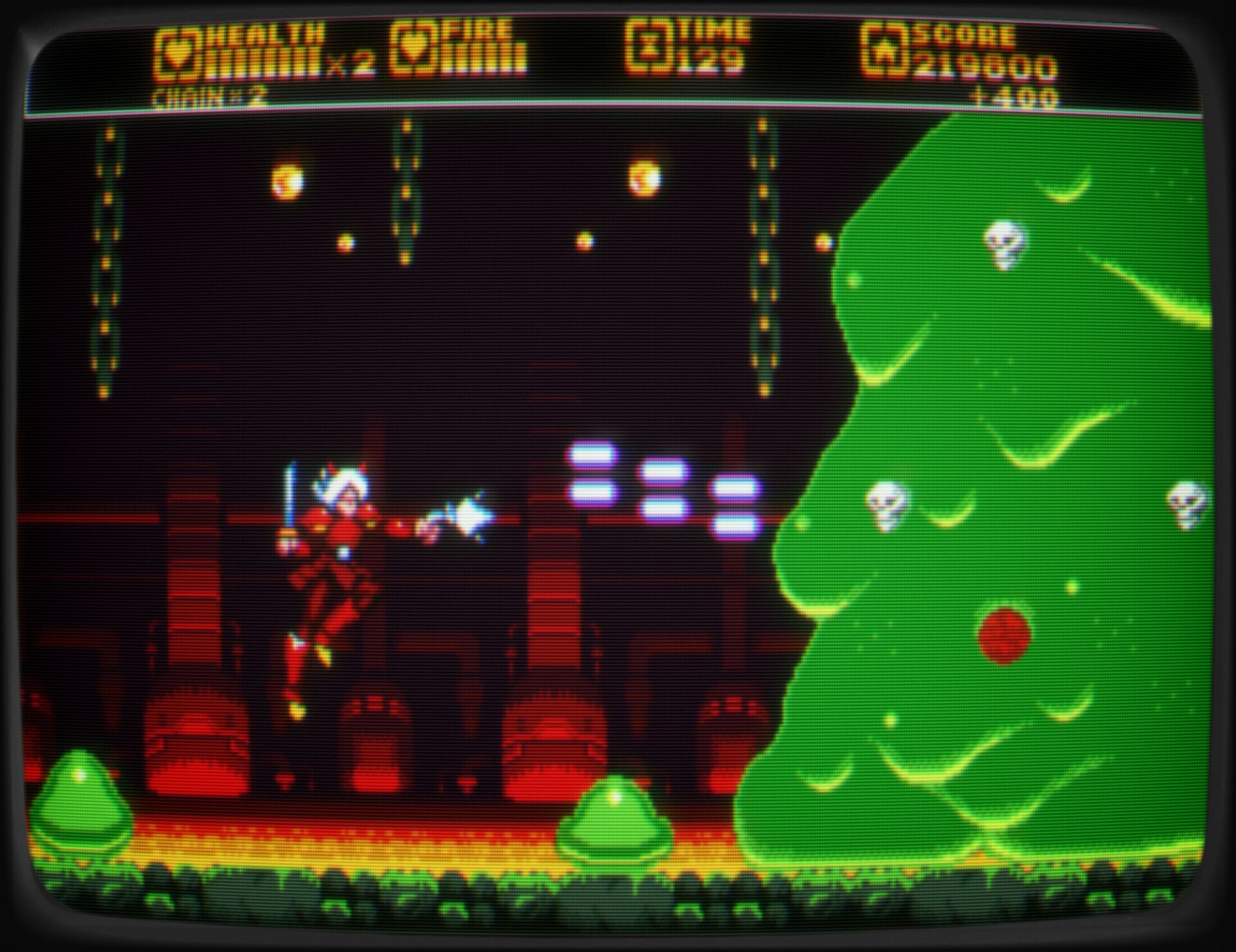 ArtStation - Toxic Tomb Final Boss (Shinobi 3 style)