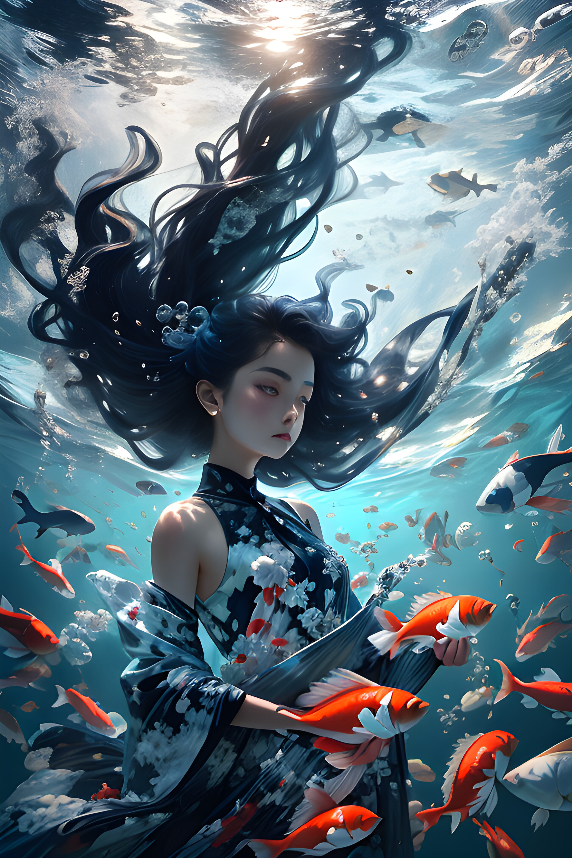 ArtStation - Underwater aesthetic