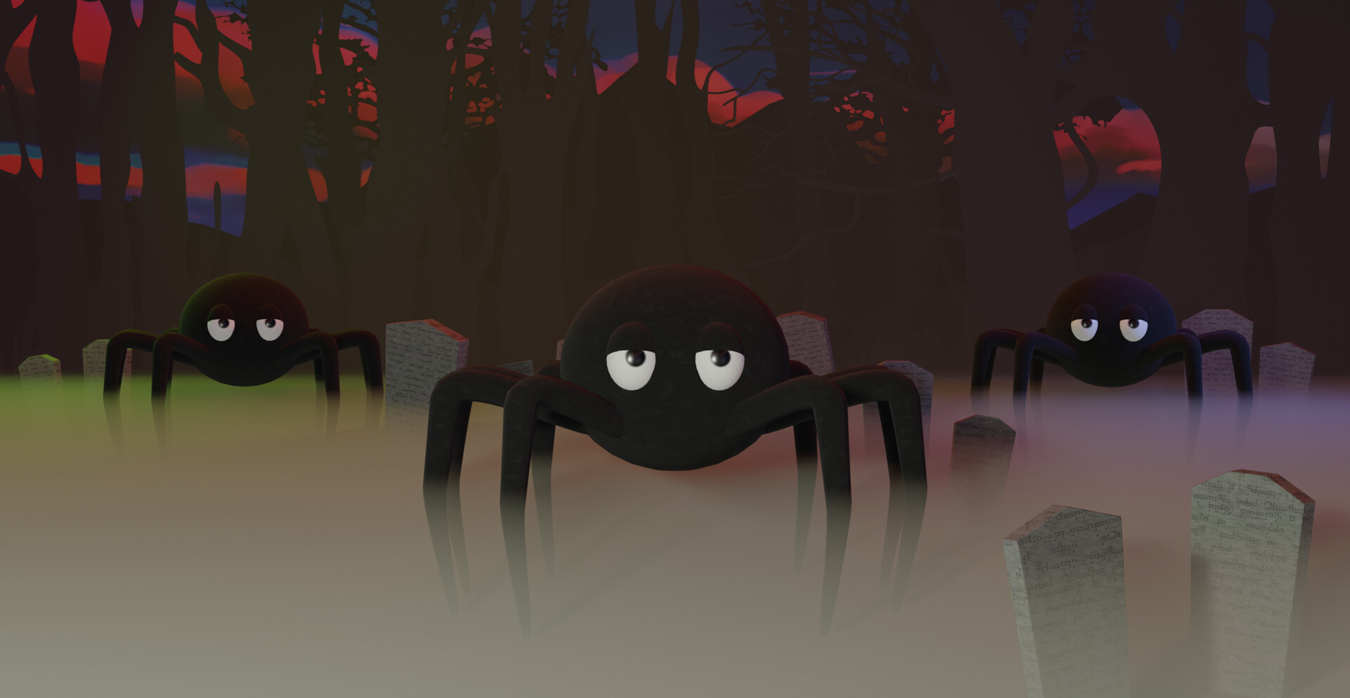 ArtStation - Spider party