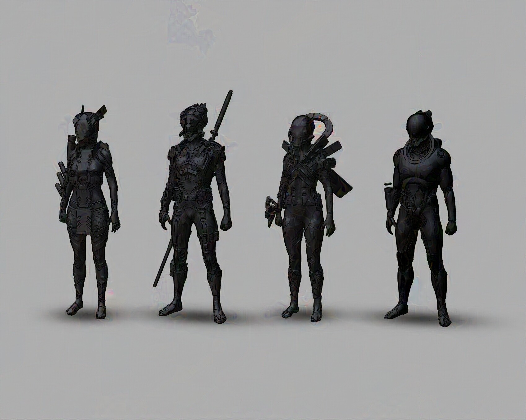 Chris Tulloch McCabe - Suit Concepts for Nekrotronic